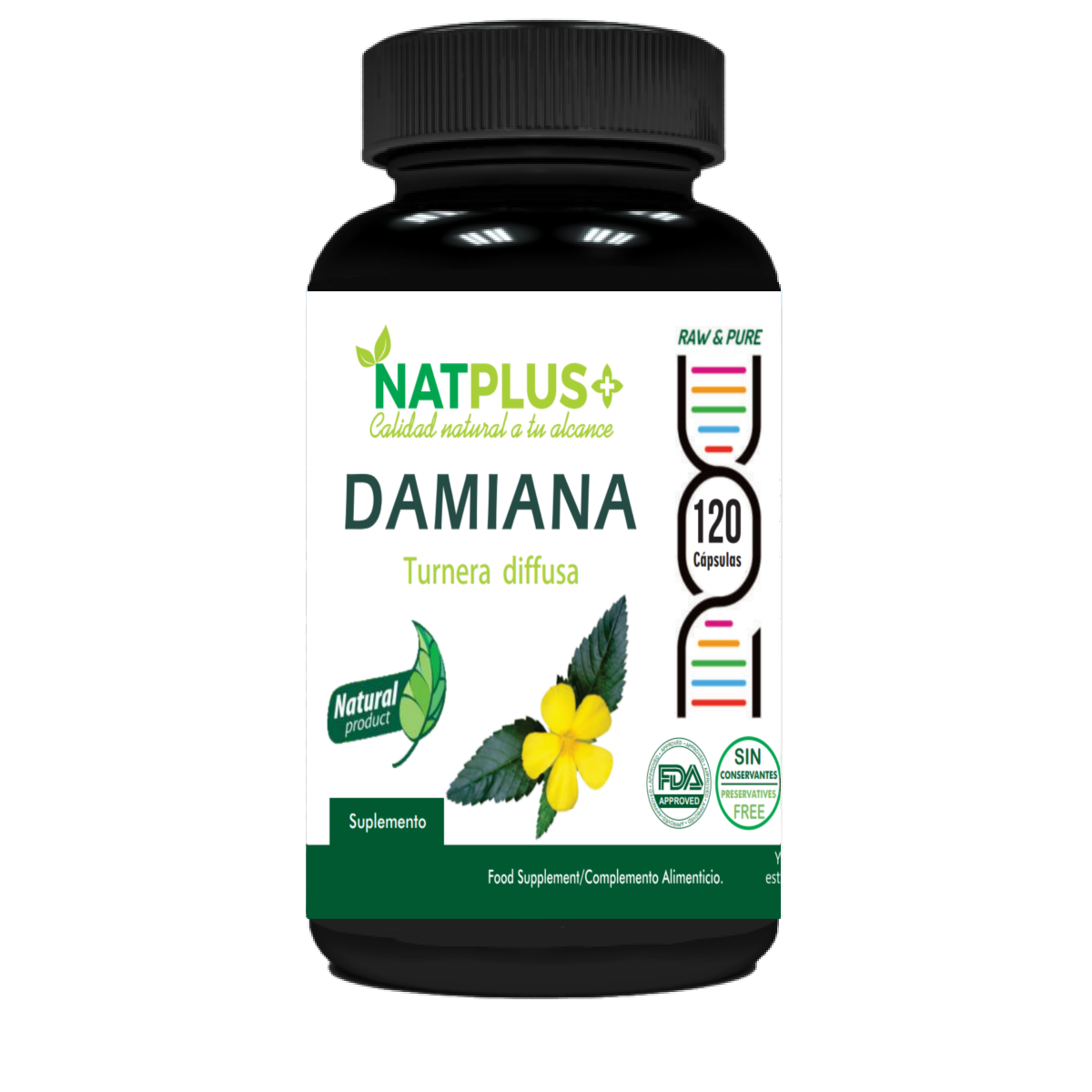 Damiana capsulas - Productos natplus, Chile, Chile